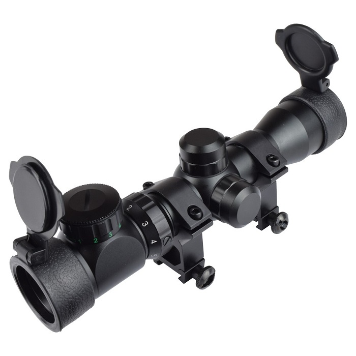JS-Tactical – Tactical 2-6x28E Electric Scope - Schietspullen.nl
